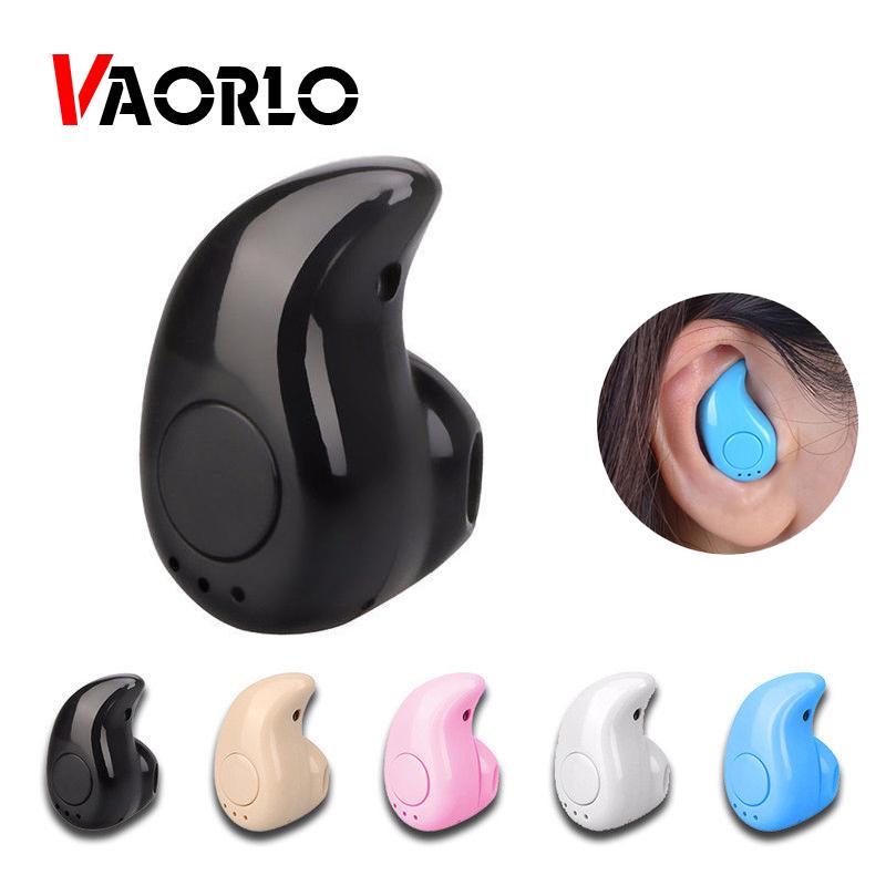 Buy VAORLO Mini Bluetooth Earbud Earphone For All Smartphones Wireless Headset With Microphone ...