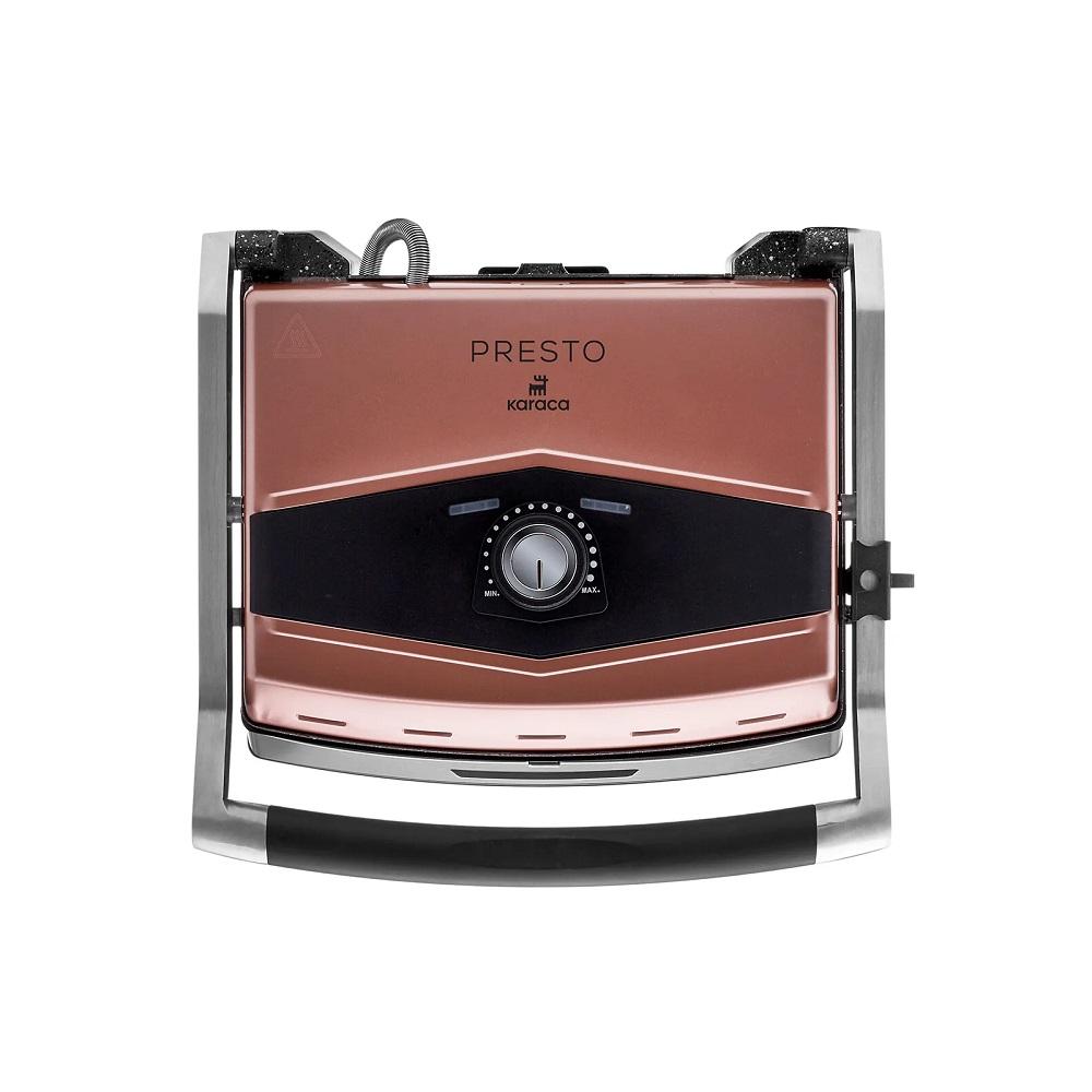 Buy Karaca Presto 2001 Grill and Toaster Rose Gold 2000 W 6 Sliced at ...