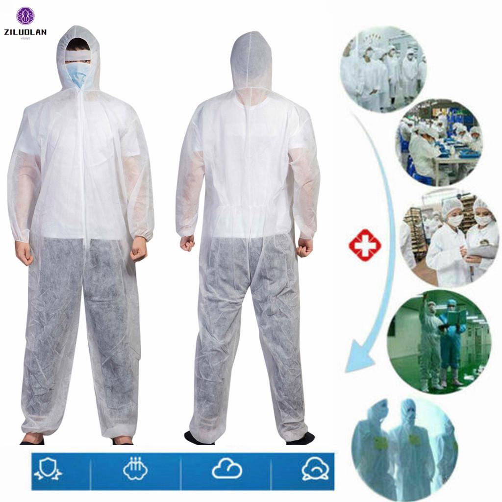Disposable Waterproof Oil-Resistant Protective Coverall Spray Painting ...