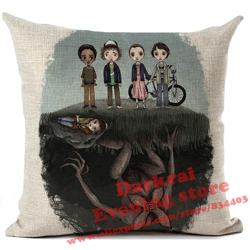 Stranger Things Cushion Cover Living Room Sofa Decorative Throw Pillows ...