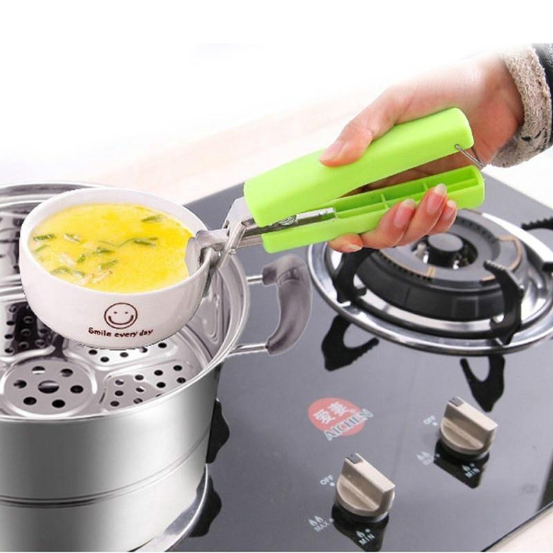 Buy Universal Prevent Hot Device Creative Kitchen Clamp Handheld Dish ...