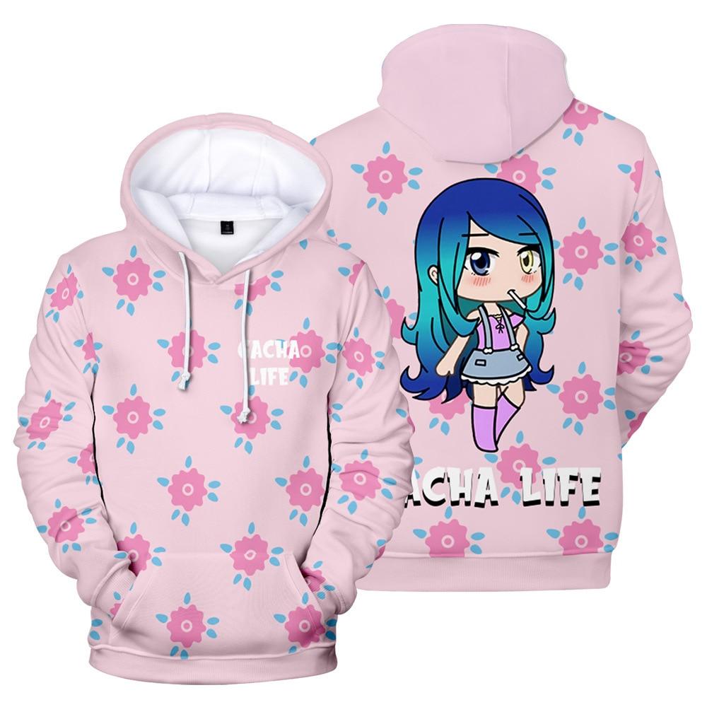 Buy New Arrival 3d Men And Women Gacha Life Logo Streetwear Hoodies ...