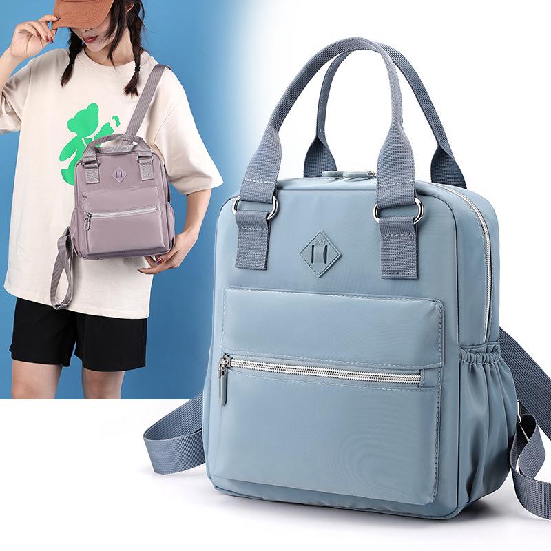 Kaufe 2022 Damenmode Nylon Stoff Handtasche Weibliche einfache ...