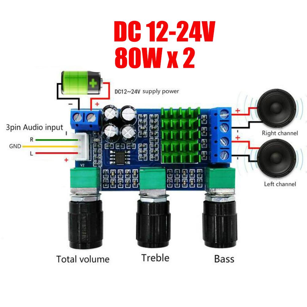 Buy TPA3116D2 Amplifier DC Digital TPA3116D2 Treble Bass Regulating ...