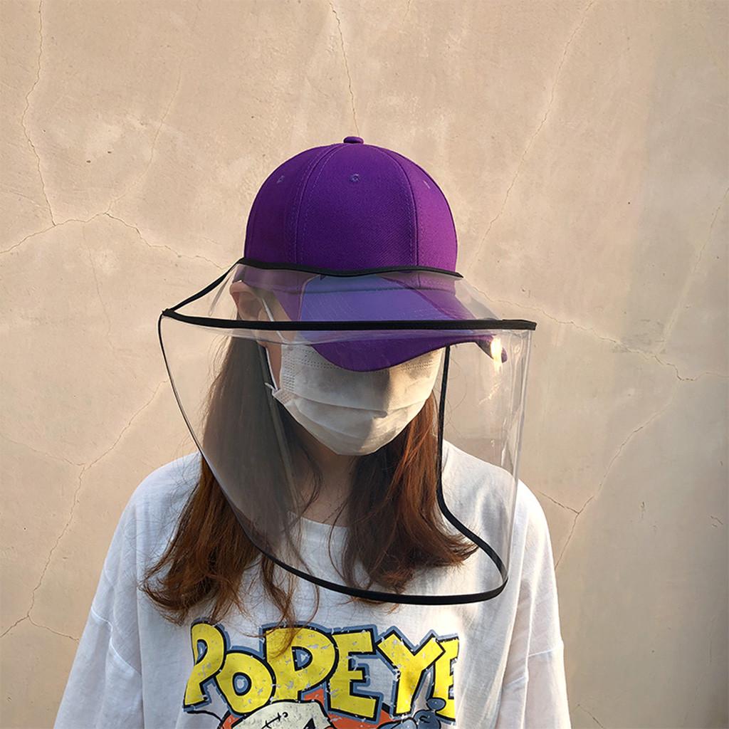 Buy Anti-spitting Protective Hat Dustproof Cover Peaked Cap Hat ...