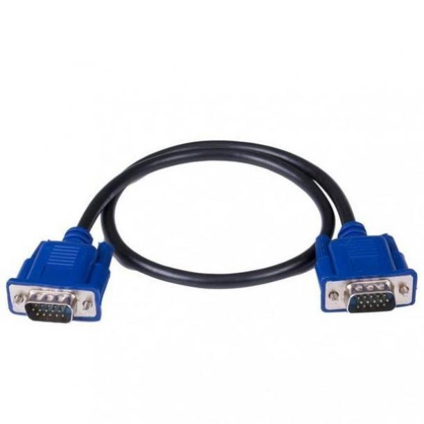 15 Pin VGA Extension Lead Cable Male to Male for Monitors Projectors ...