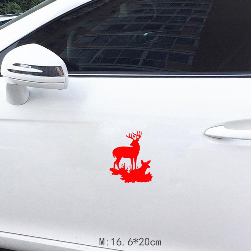Buy Metvi Cartoon Deer Car Stickers Funny Vinyl Sticker Auto Decor ...