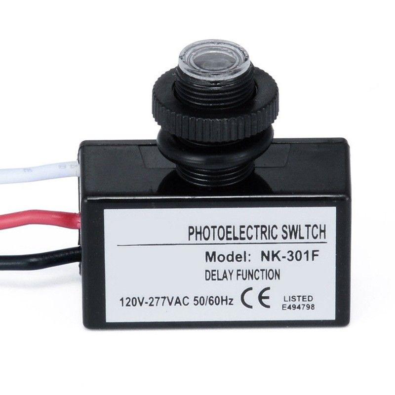 Buy AC 120V Photoelectric Photocell Dusk To Dawn Button Photo Control ...