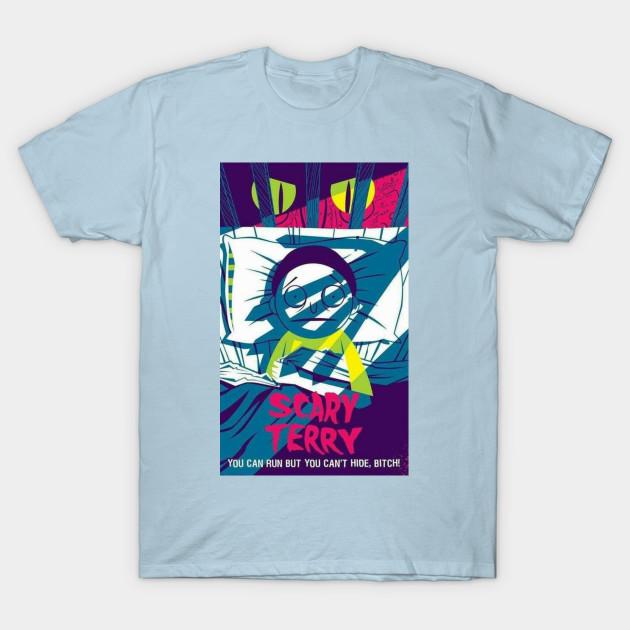 Buy Men Premium Cotton Harajuku T Shirt Scary Terry Print Men's Tee ...