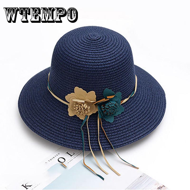 Buy Summer cool hat sun hat straw hat female fashion wild beach holiday ...