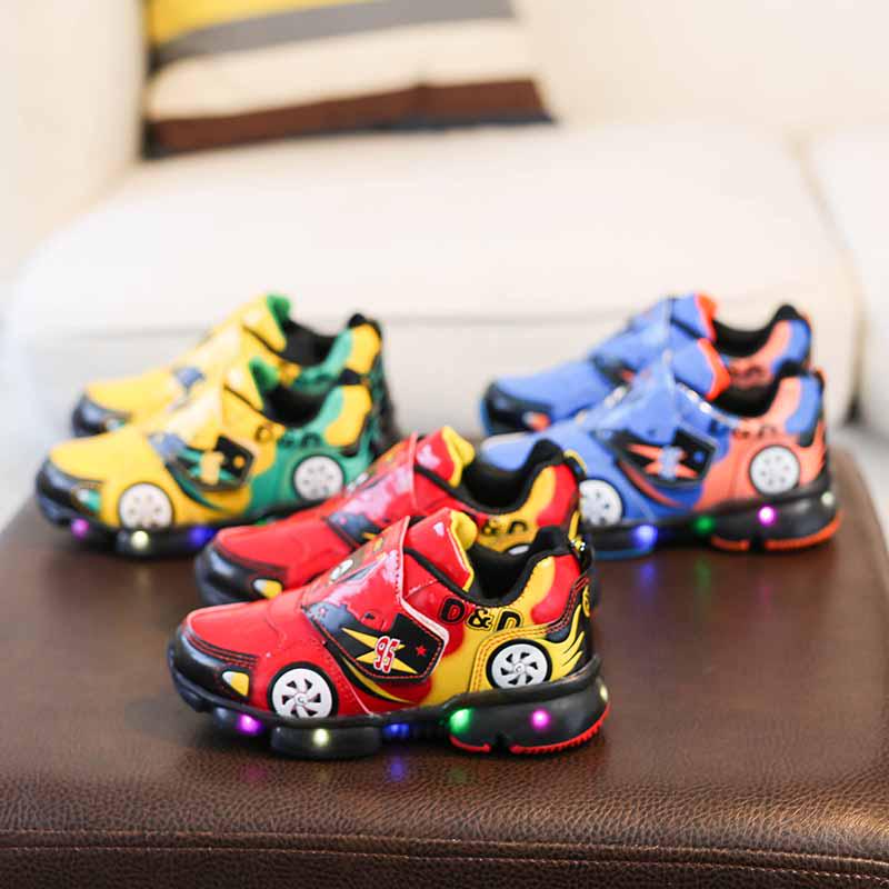 Buy Led Shoes Kids Shoes Girls Children Boys Light Up Luminous Sneakers ...