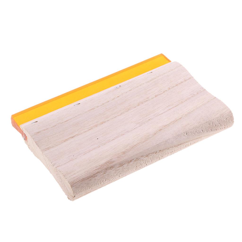 Buy Silk Screen Printing Squeegee Rubber Blade Wood Handle Ink Scraper ...