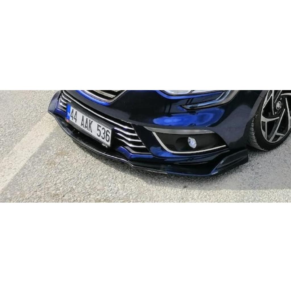 For Renault Megane MK4 Front Bumper Lip Body Kit Spoiler Splitter ...