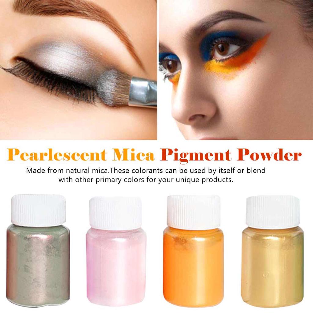 Buy Pearlescent Mica Pigment Powder Rainbow Uv Resin Epoxy Craft Diy ...