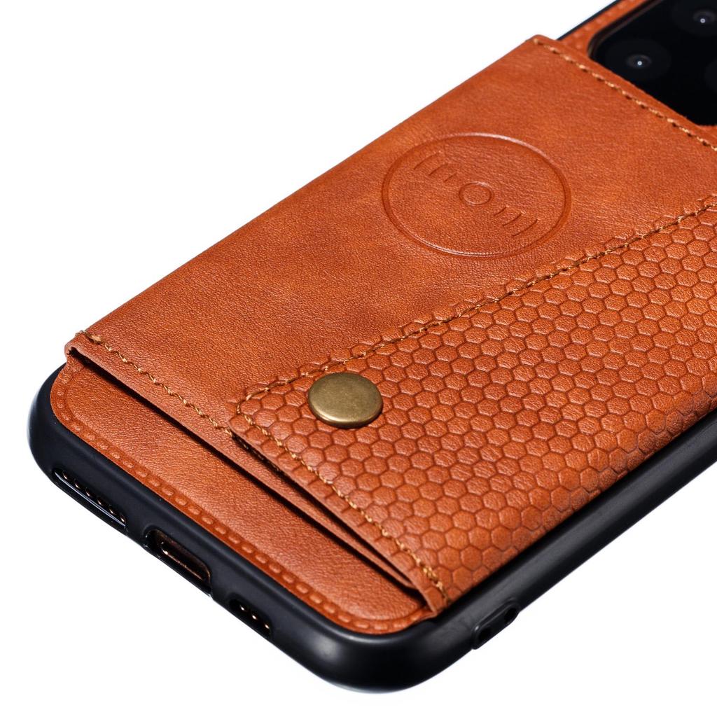 Buy For iPhone Samsung M10 M20 M30 M40 Huawei Leather Back Cover ...