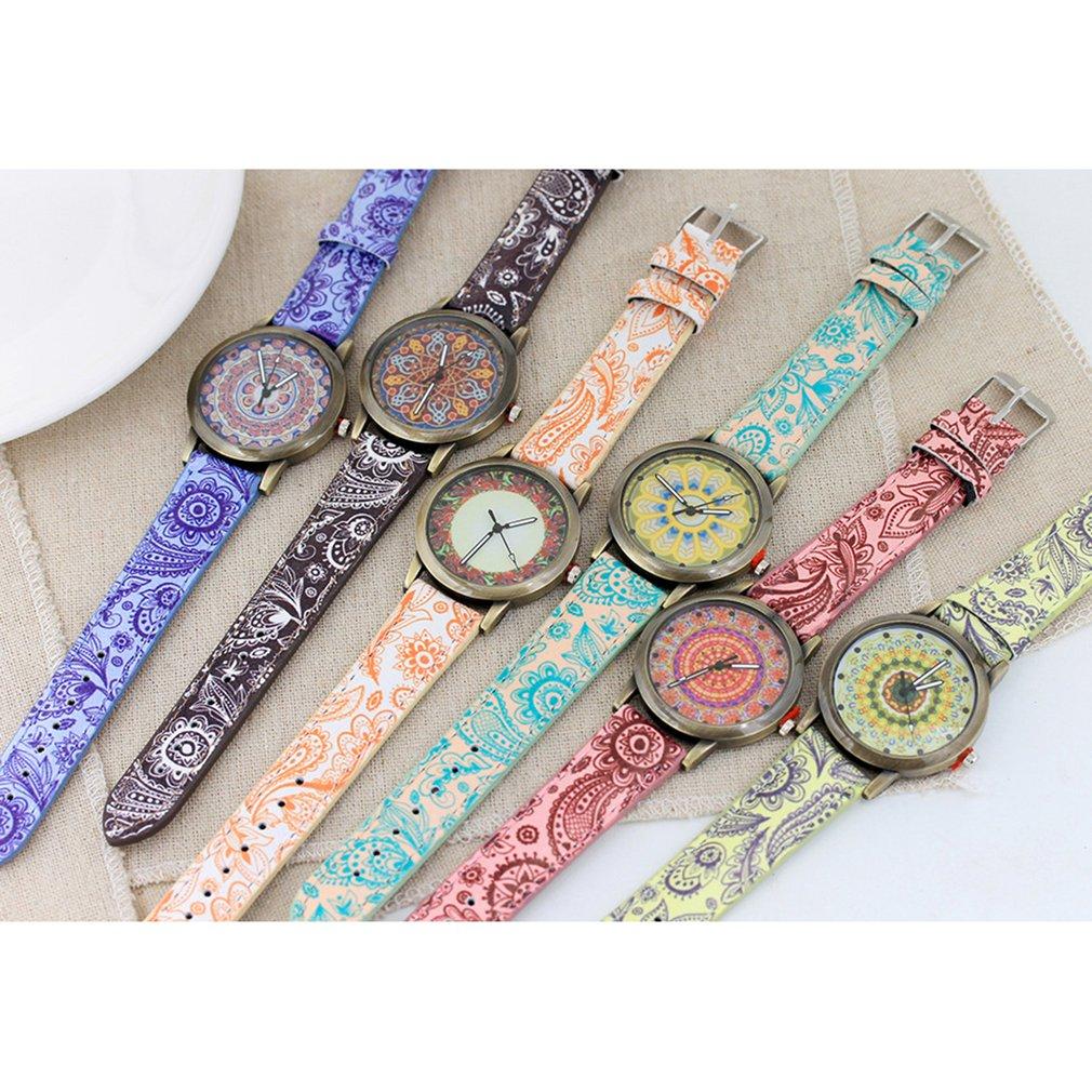 Buy Blue And White Porcelain Bronze Ladies Watch Pd329 Casual Fashion ...