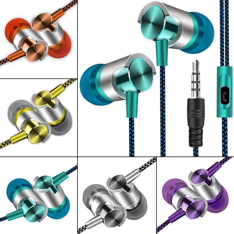 Buy 3.5mm High Quality In-Ear Stereo Headset MP3 Music Headsets Braided ...