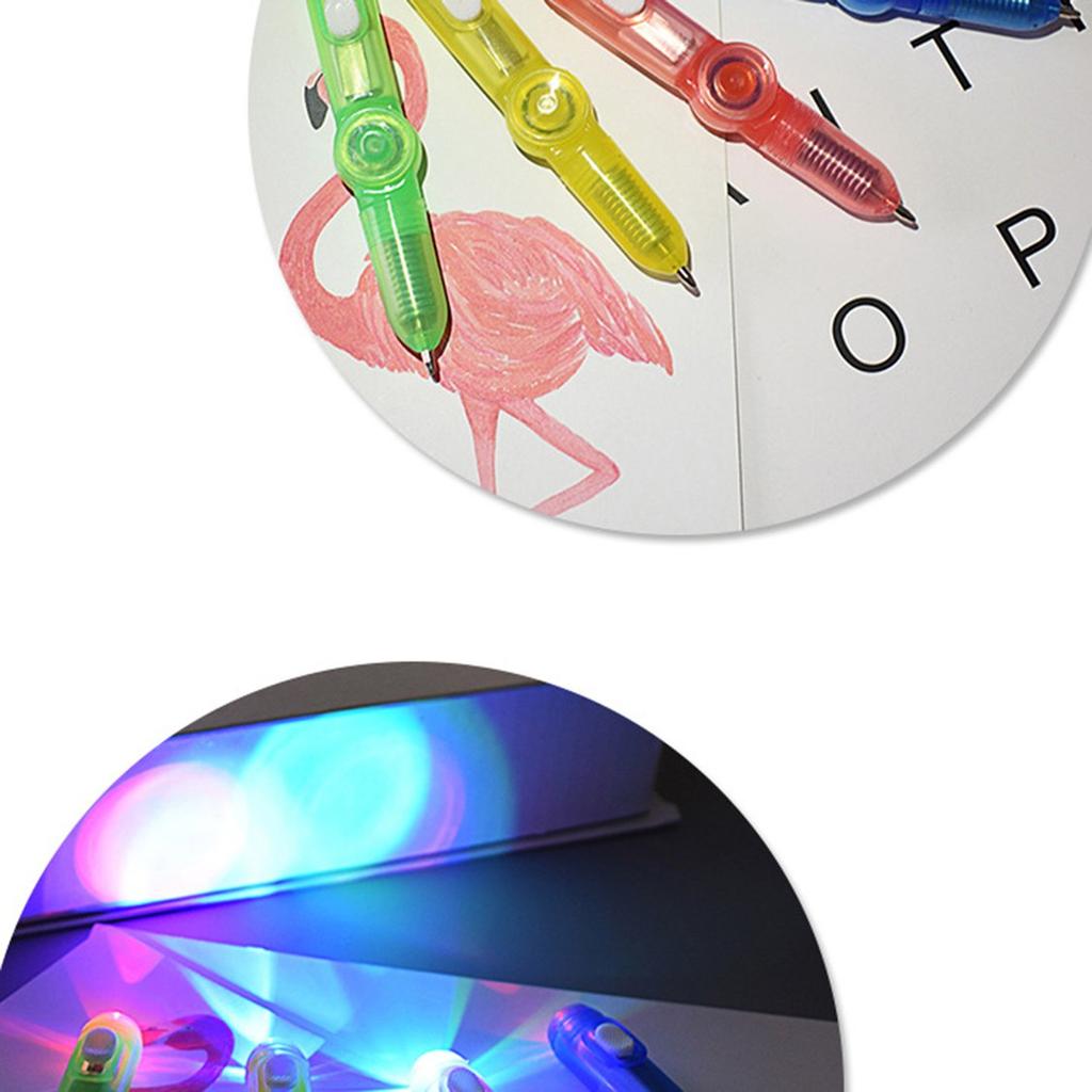 AA BB Multifunction LED Flash Pen Fingertips Spinner Relieve Stress ...