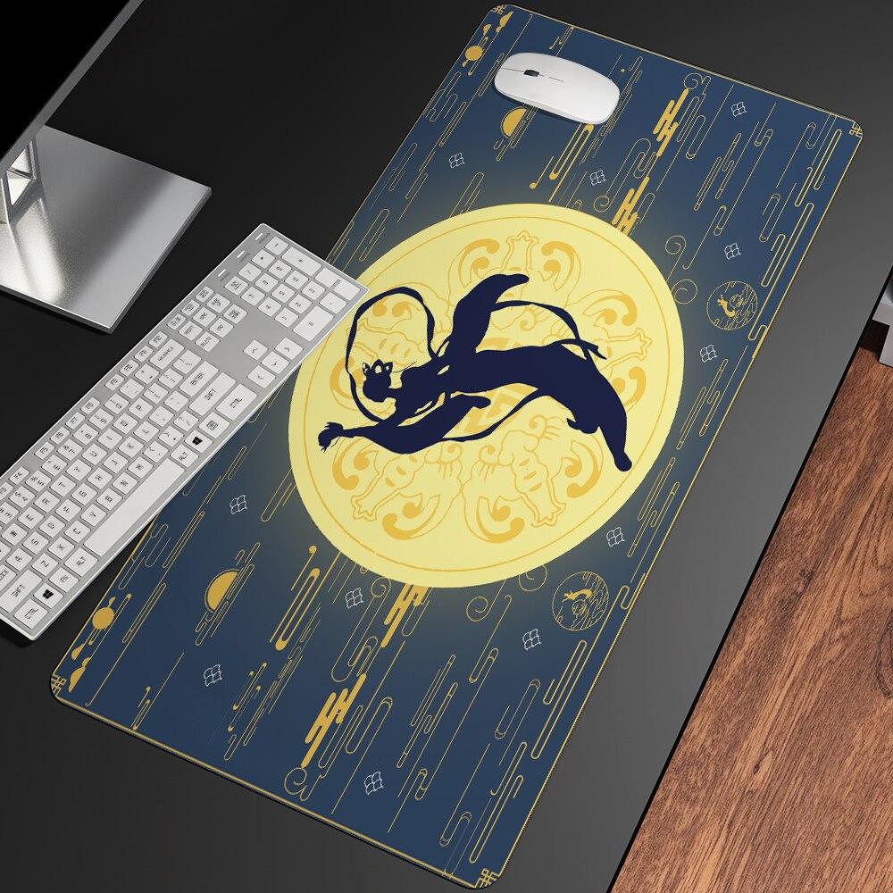 Chinese Style Mythical Moon Mouse Pad Oversized National Tide Game Desk ...