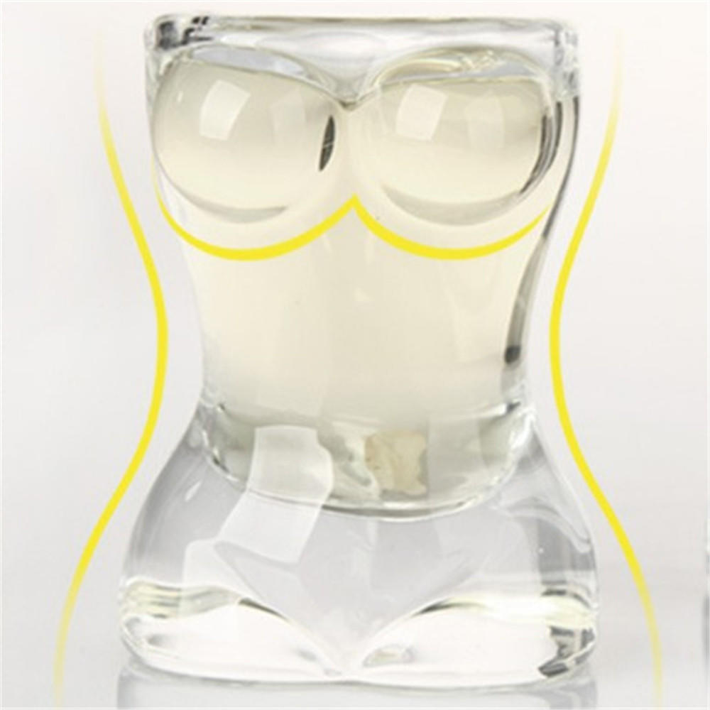 Buy 22ml Woman's Body Wine Shot Detailed Full Glass Twin Set Female ...