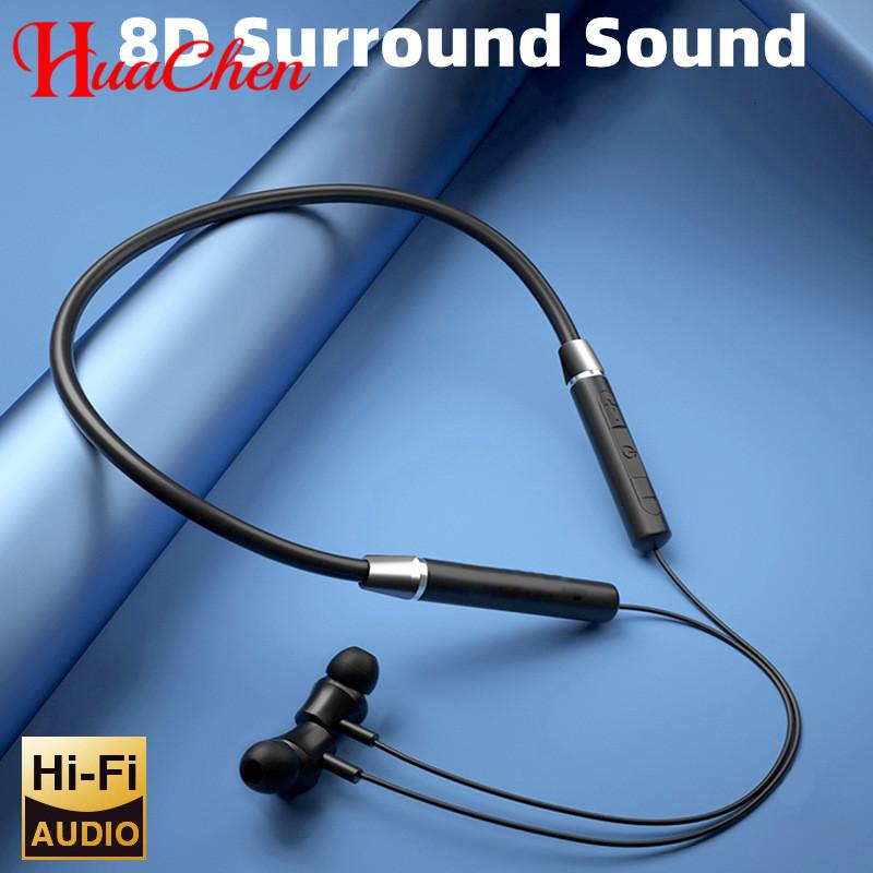 Buy New Bluetooth Headset Neck Hanging Type 5.0 Wireless Earphone Neck ...