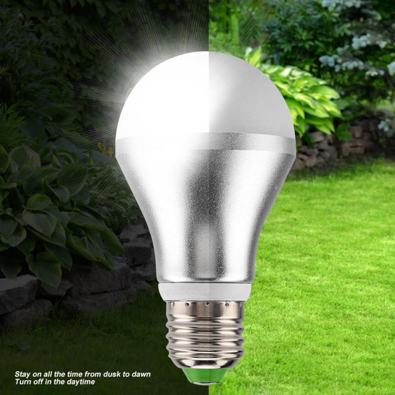 Buy E27 5W LED Automatic Sensor LED Light Control Bulb Lamp 6500K AC85 ...