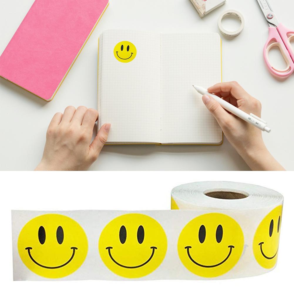 Buy sticker Smiley Roll Sticker Teacher Child Special Decoration ...