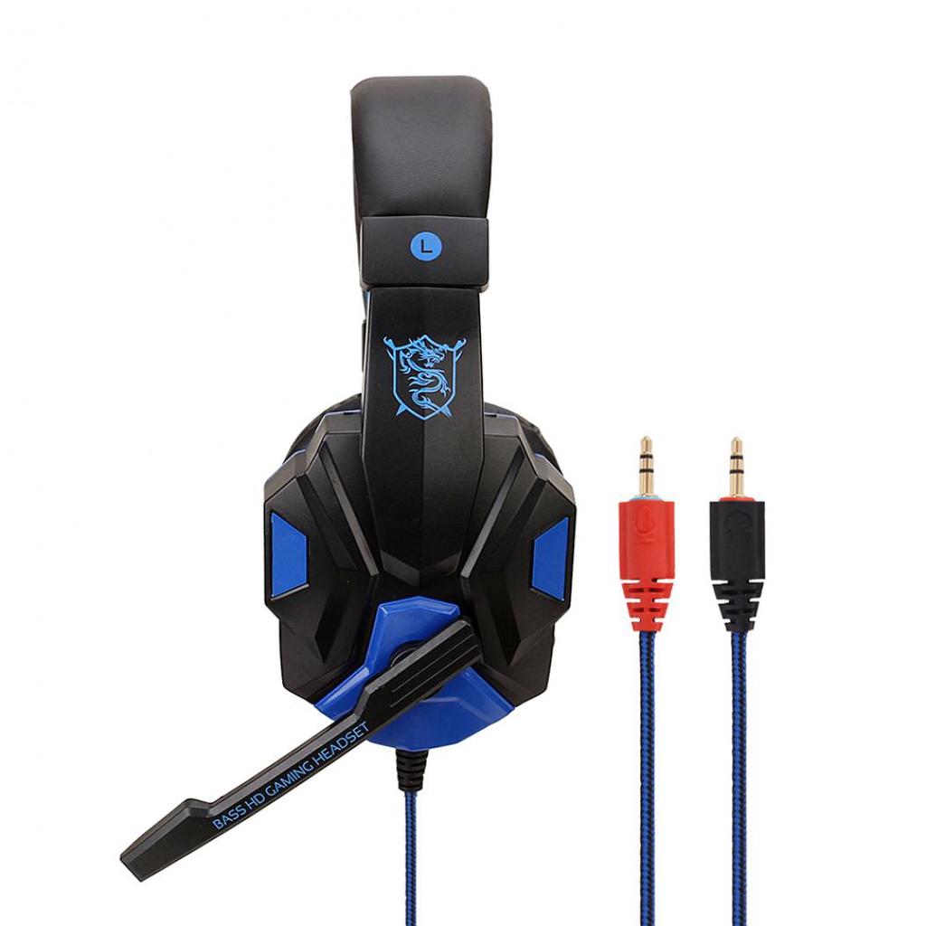Buy Gaming Headset Volume Control Headphones With Microphone For Stereo ...