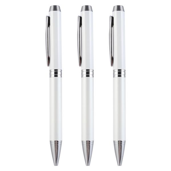 Buy 3-Piece Ballpoint Pens Simple Retractable Metal Gifts Stationery ...