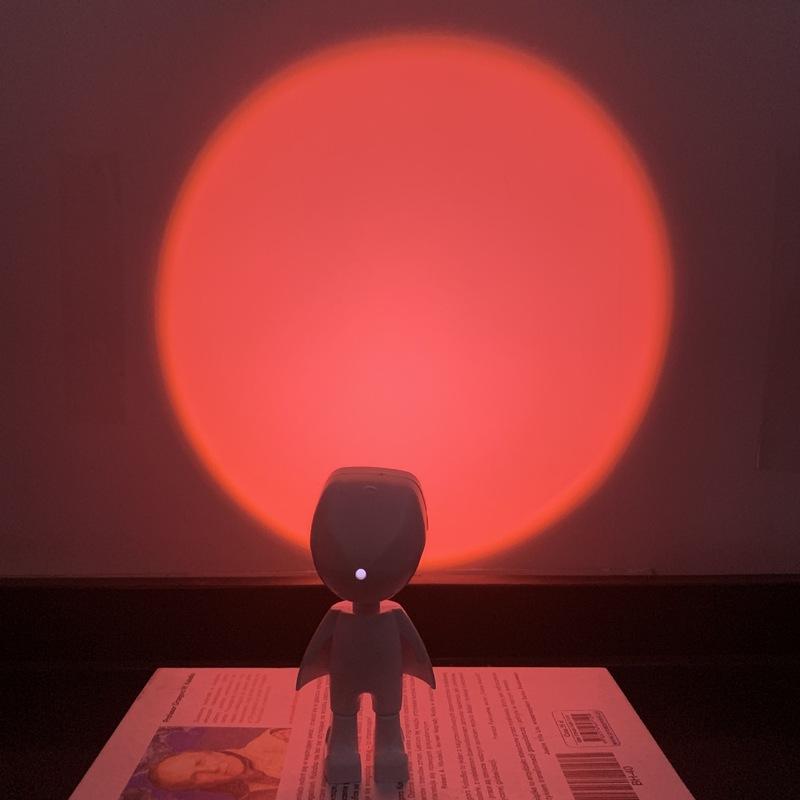 Buy Wall Decor LED Robot Projector Atmosphere Light Touch Control ...