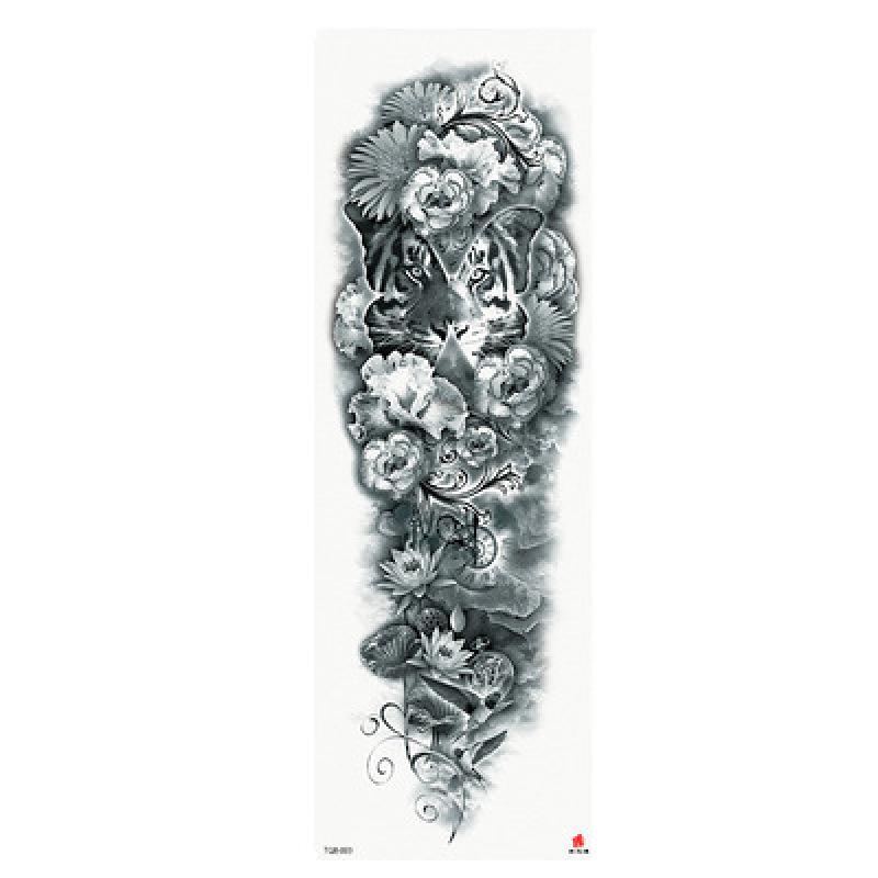 Craniu autocolante impermeabil unisex tatuaj autocolante plin braț Body ...