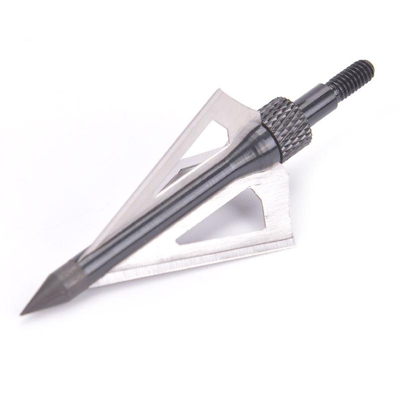 Buy 6Pcs Archery Hunting 100 Grain 3 Blade Arrow Heads For Shooting ...