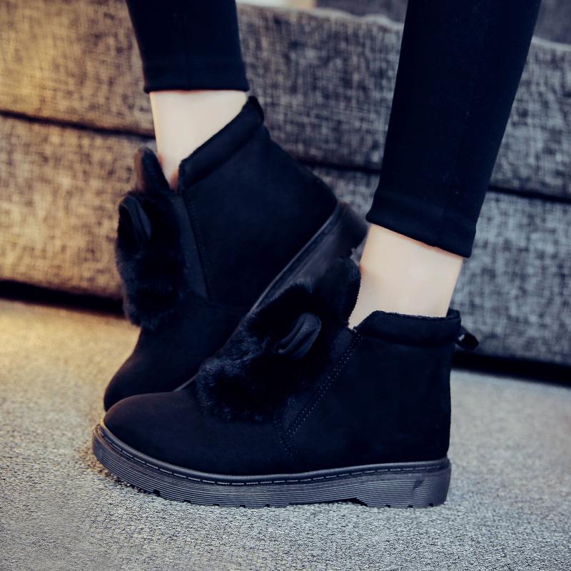 Купити Women's Winter Warm Cotton Snow Boots Fashion Cute High-top ...