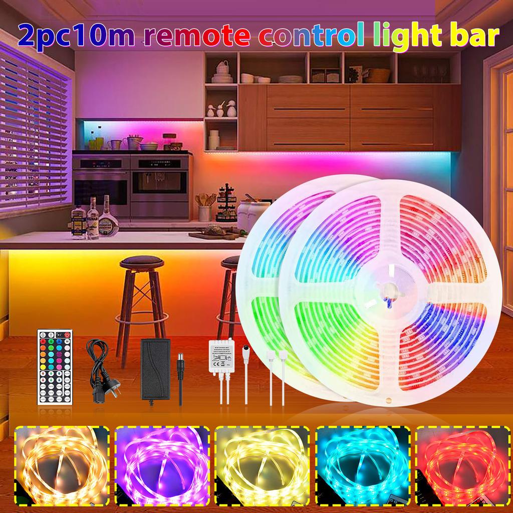 Buy 65.6ft RGB LED Strip Lights Ultra-Long Color Changing Light Strip ...