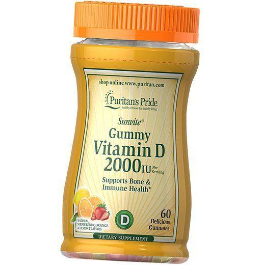 Buy Gummy Vitamin D 2000 Puritan's Pride 60 Tab Fruity (36367166) at ...