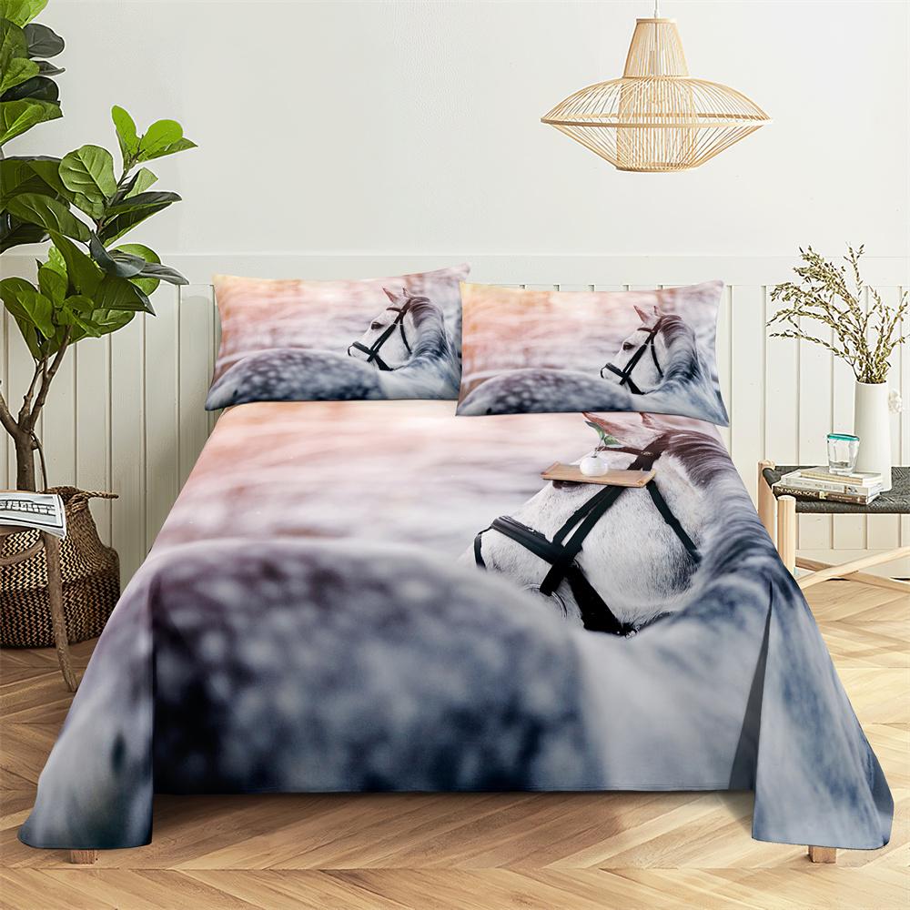 Buy Animal Bedding 3 Piece Sheet Set 3D Printed Polyester Bedding ...