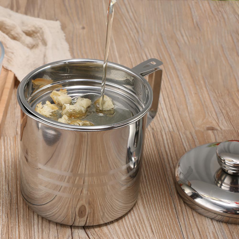 Buy Jug Stainless Steel Oil Pot For Reusing Oil Frying Frying Pot ...