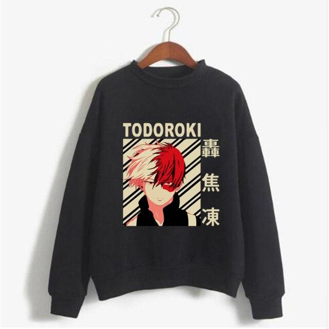 Cheap My Hero Academia Shoto Todoroki Printed Men /Women Hoodie Long ...