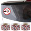 Buy 500pcs/roll Art Paper Adhesive Sticker No Smoking Sticker Sign ...