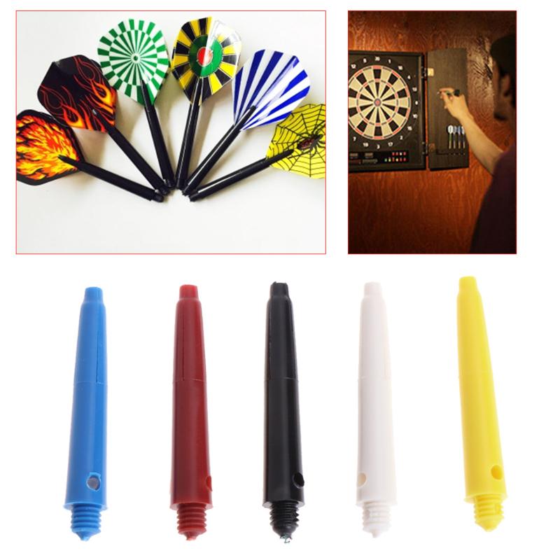 Buy 12Pcs Plastic Nylon Screw Dart Shafts Short Darts Stems Replacement ...
