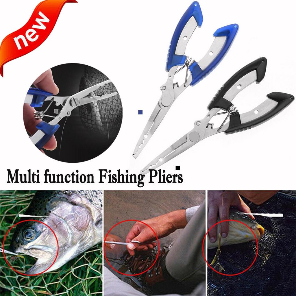 Buy Tool Hook Removers Stainless Steel Scissor Fishing Pliers Bait Line ...