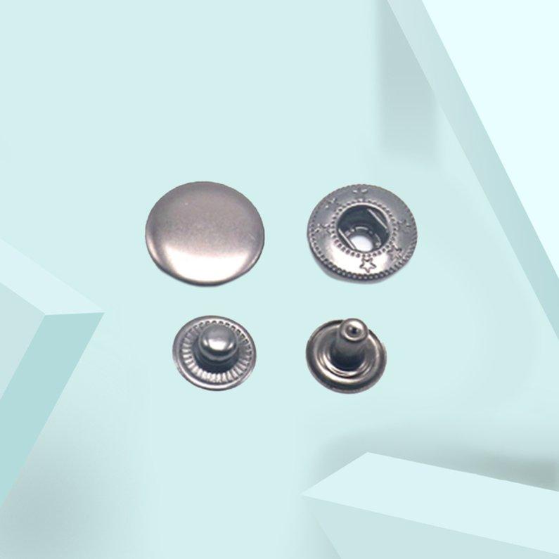 KC Metal Button 831 Single Double-Sided Four-Button Buckle Clothing Bag ...