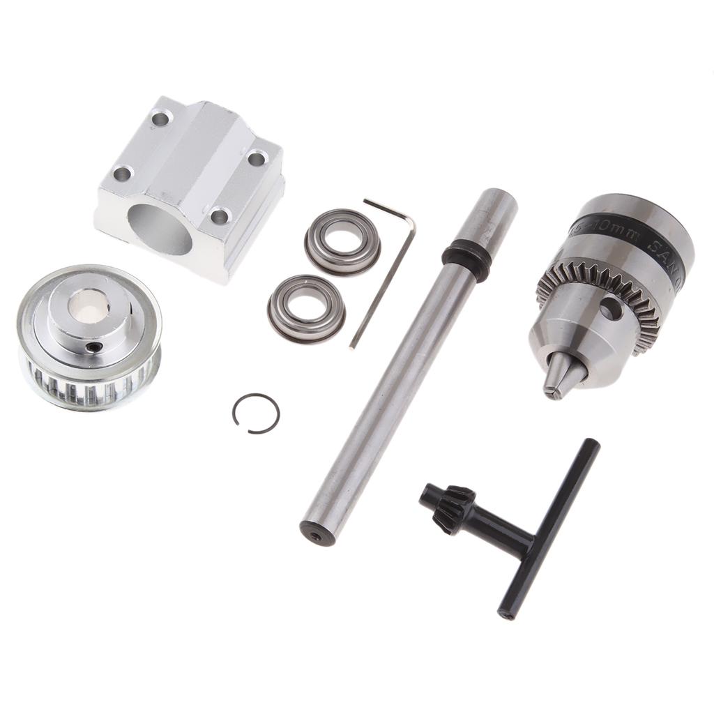 Buy Table Saw Bench Drill Spindle Assembly DIY Woodworking B12 Chuck at ...