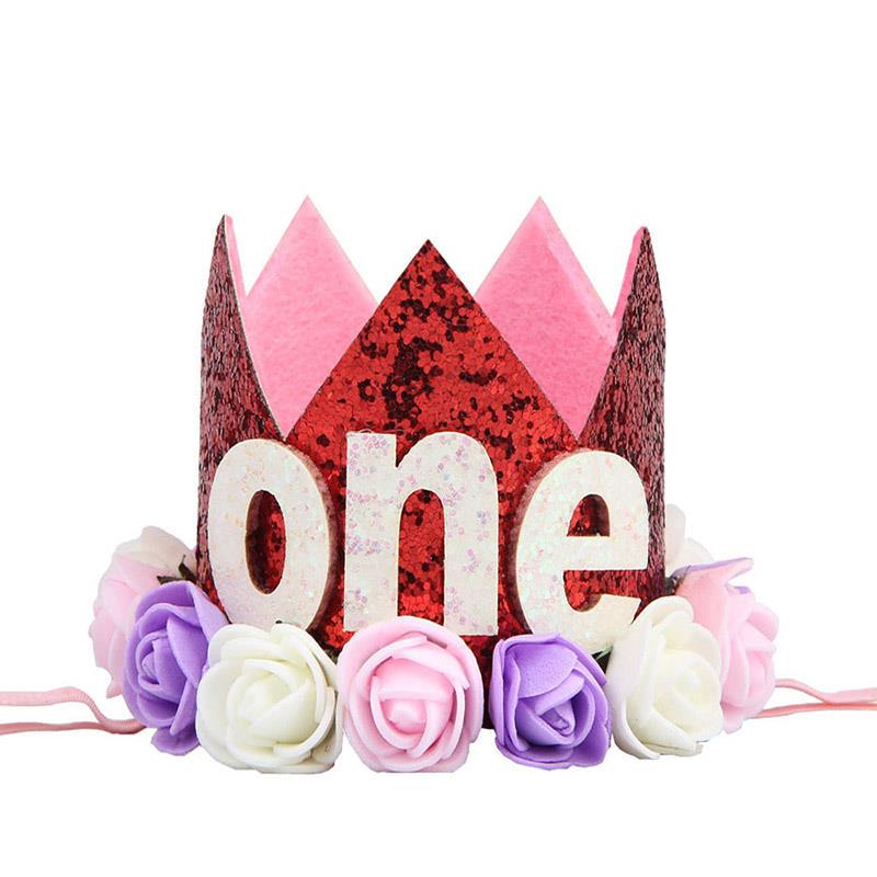 Satın alın Children's Birthday Headdress Headband Birthday Hat Corolla ...