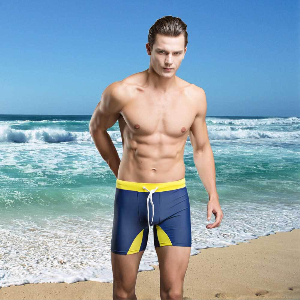 Men's Boxer Swim Pants Professional Swimwear Tether Swimsuit uygun ...