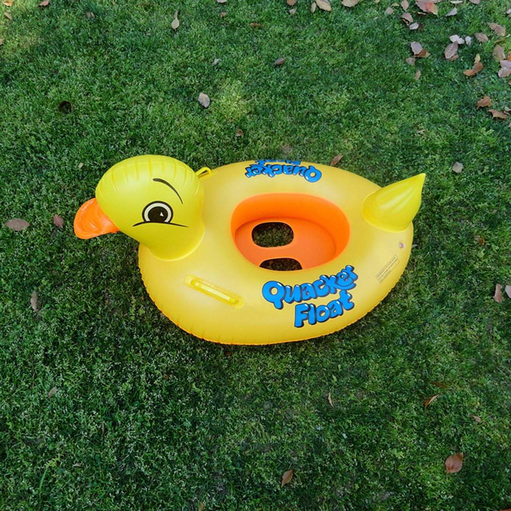 Buy Little Yellow Duck- Swimming Ring Thickened PVC Children's Swimming ...