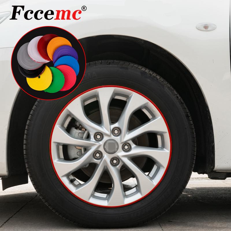 Satın alın 8M Car Vehicle Color Wheel Rims Sticker Protectors Decor ...