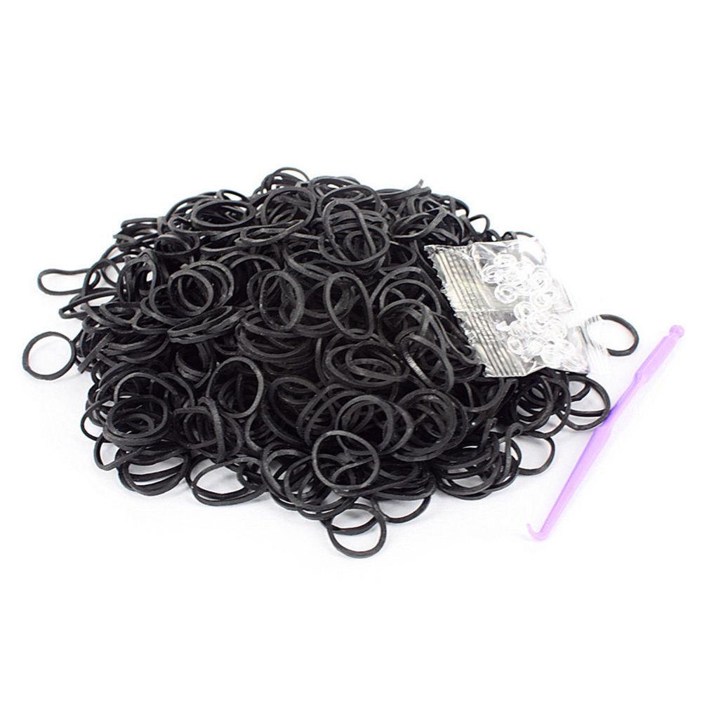 Buy DIY 600pcs Glitter Jelly Color RUBBER BAND REFILLS f/ Rainbow Looms ...
