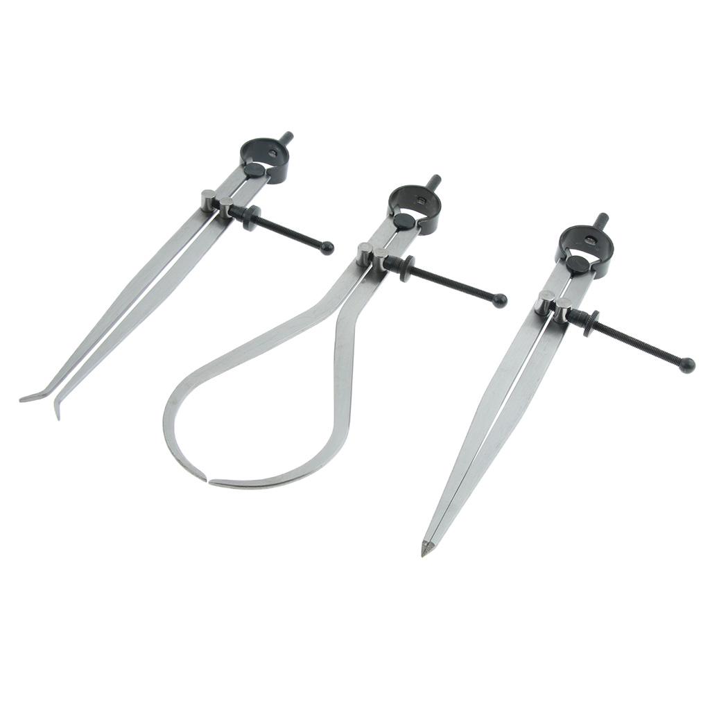 Buy Precision Spring Outside Inside Joint Calipers & Dividers Set 6 ...