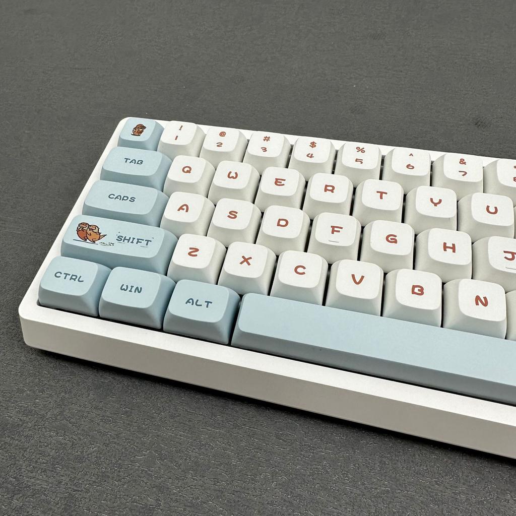127 Keys Otter XDA Profile Bubble Theme English PBT Keycaps For Cherry ...